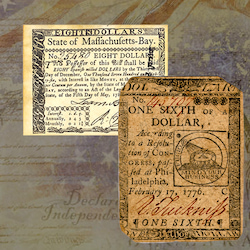 Continental and Colonial Paper Money | ABC Coin & Bullion