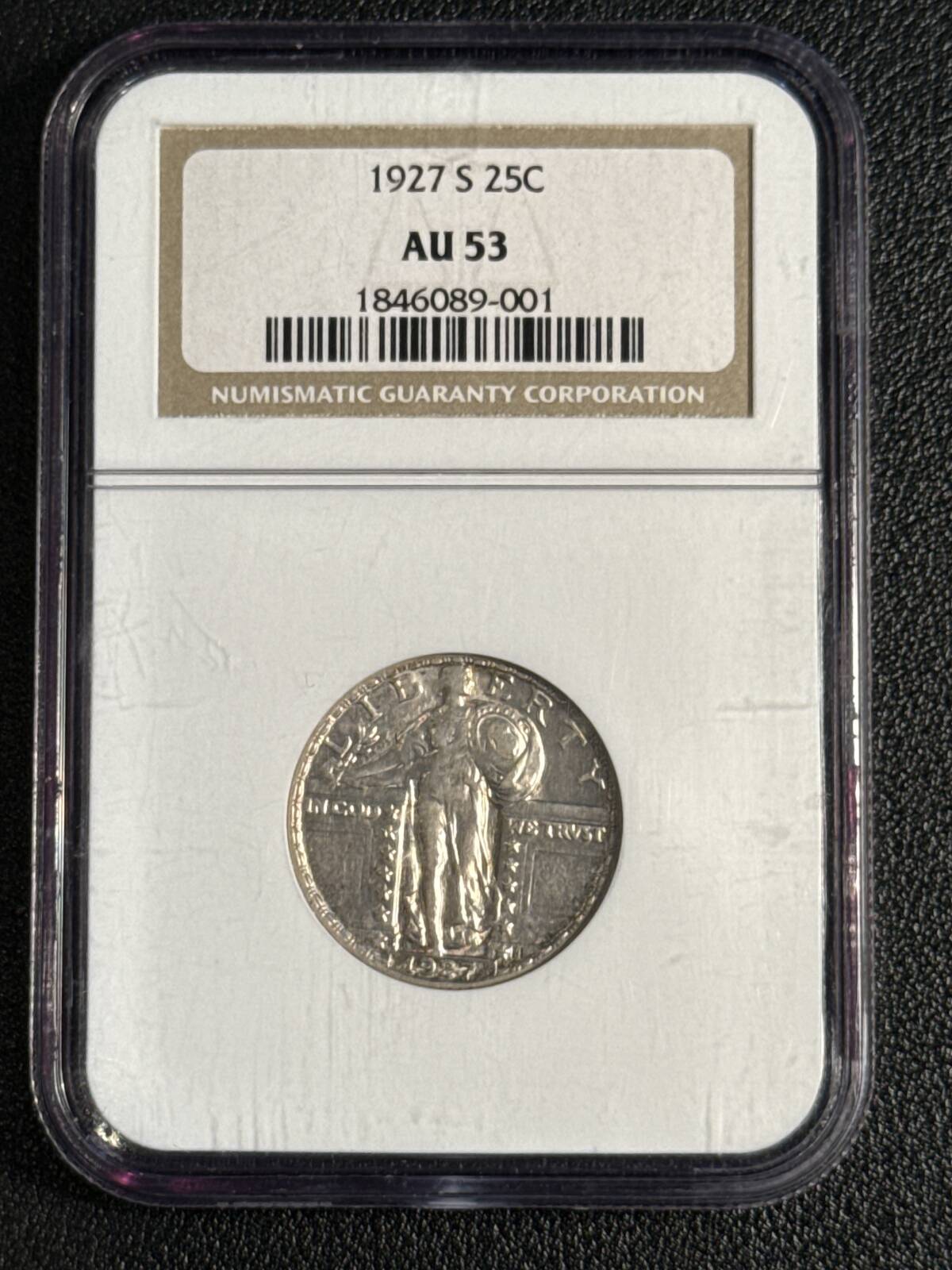 Collectors Corner - 1927-S 25C AU53 NGC - #70074981