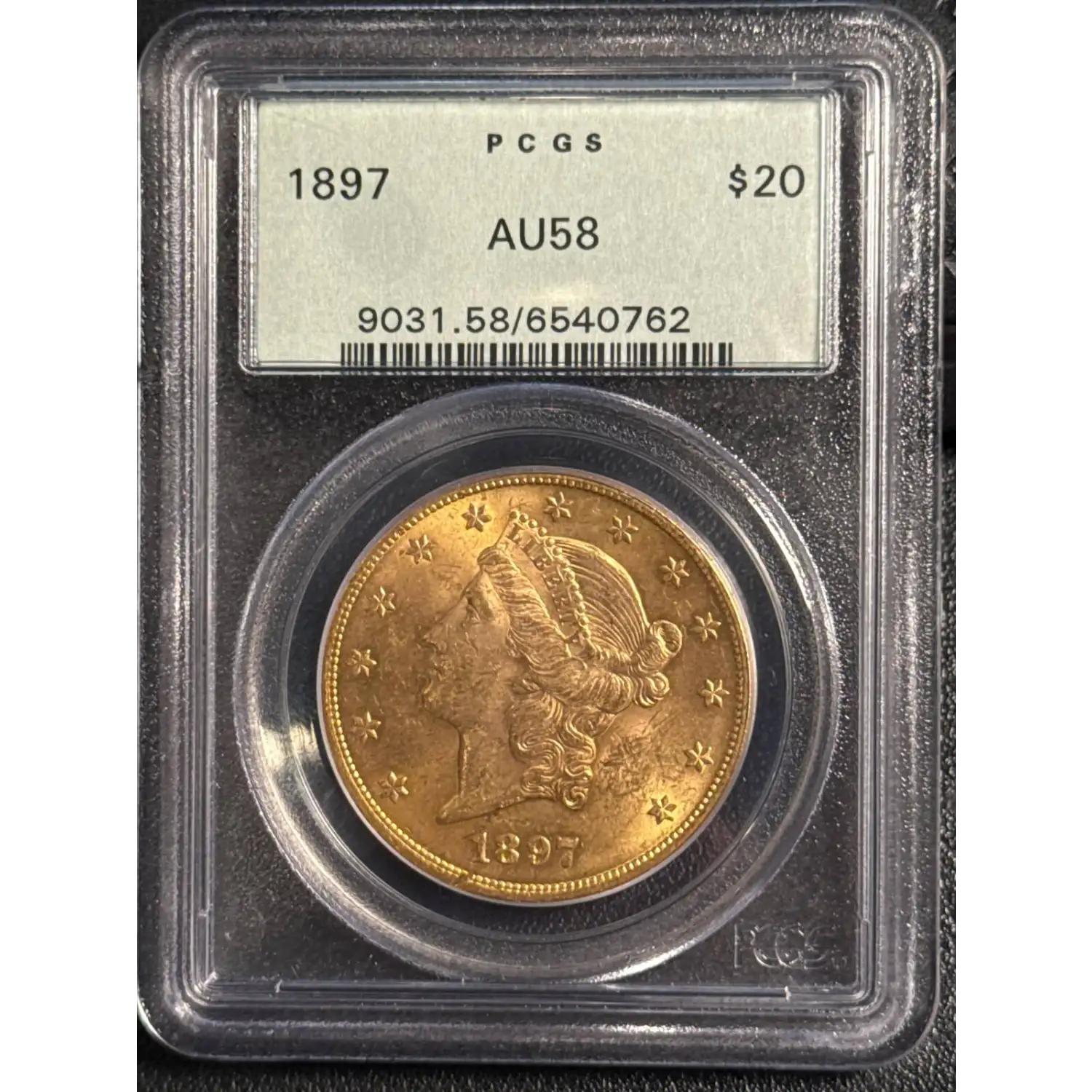 1897 Double Eagles Liberty Head PCGS AU-58 OGH LOOKS BU - Brian Timmons ...