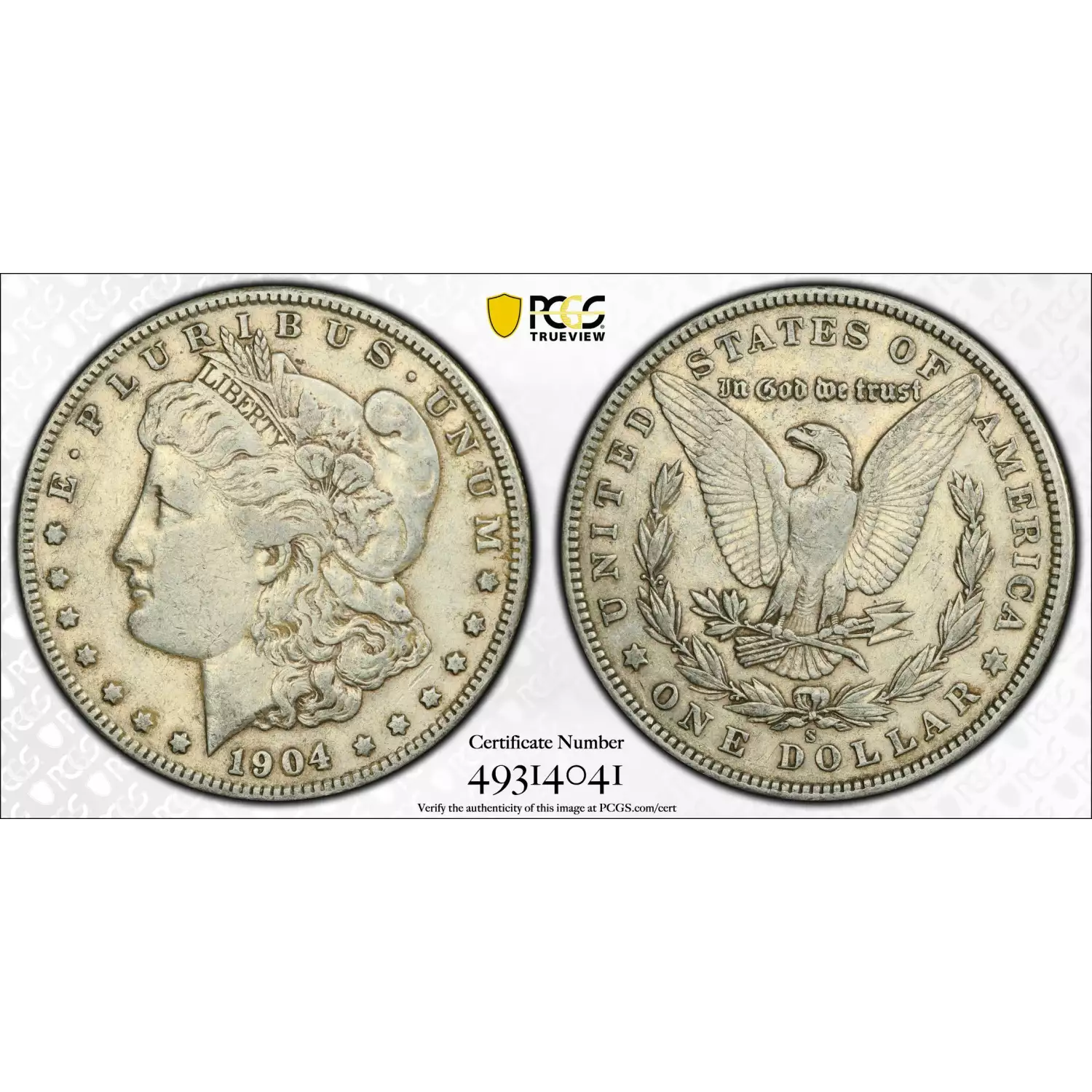 1904-S Morgan Silver Dollar PCGS VF-35 - Brian Timmons Rare Coin