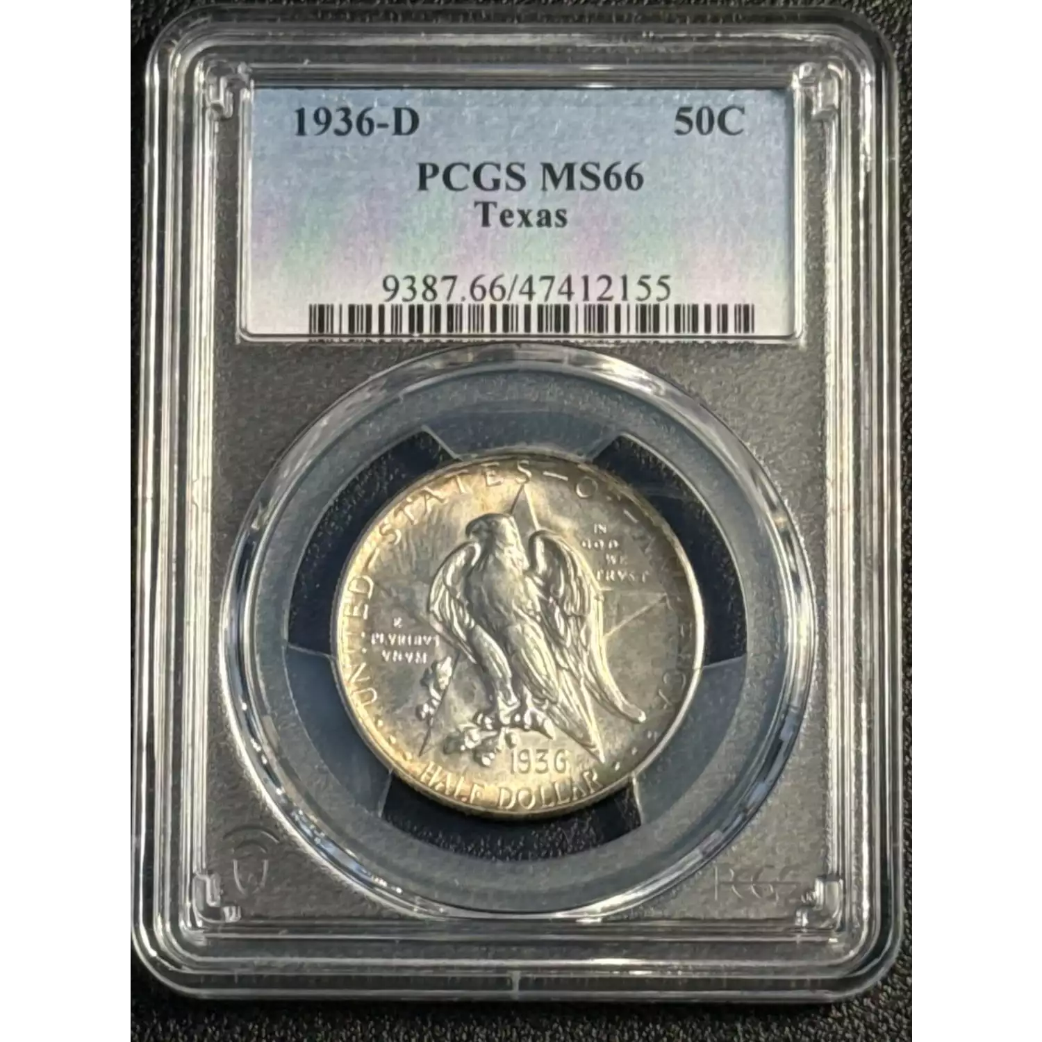 1936-D Classic Commemorative Texas Independence Centennial PCGS MS-66 ...