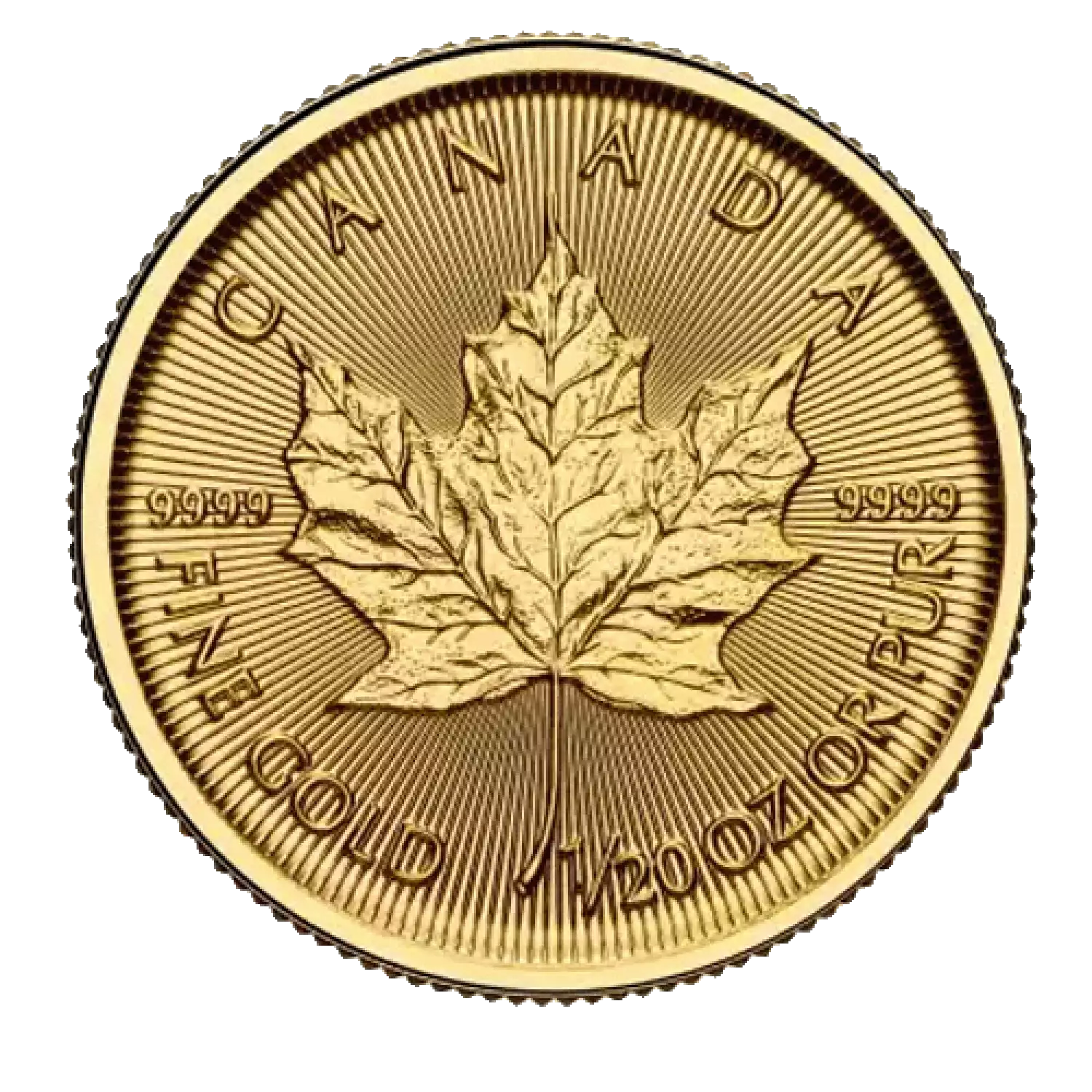 2025 1/20 oz Canadian Gold Maple Leaf | Royal Canadian Mint - Brian ...