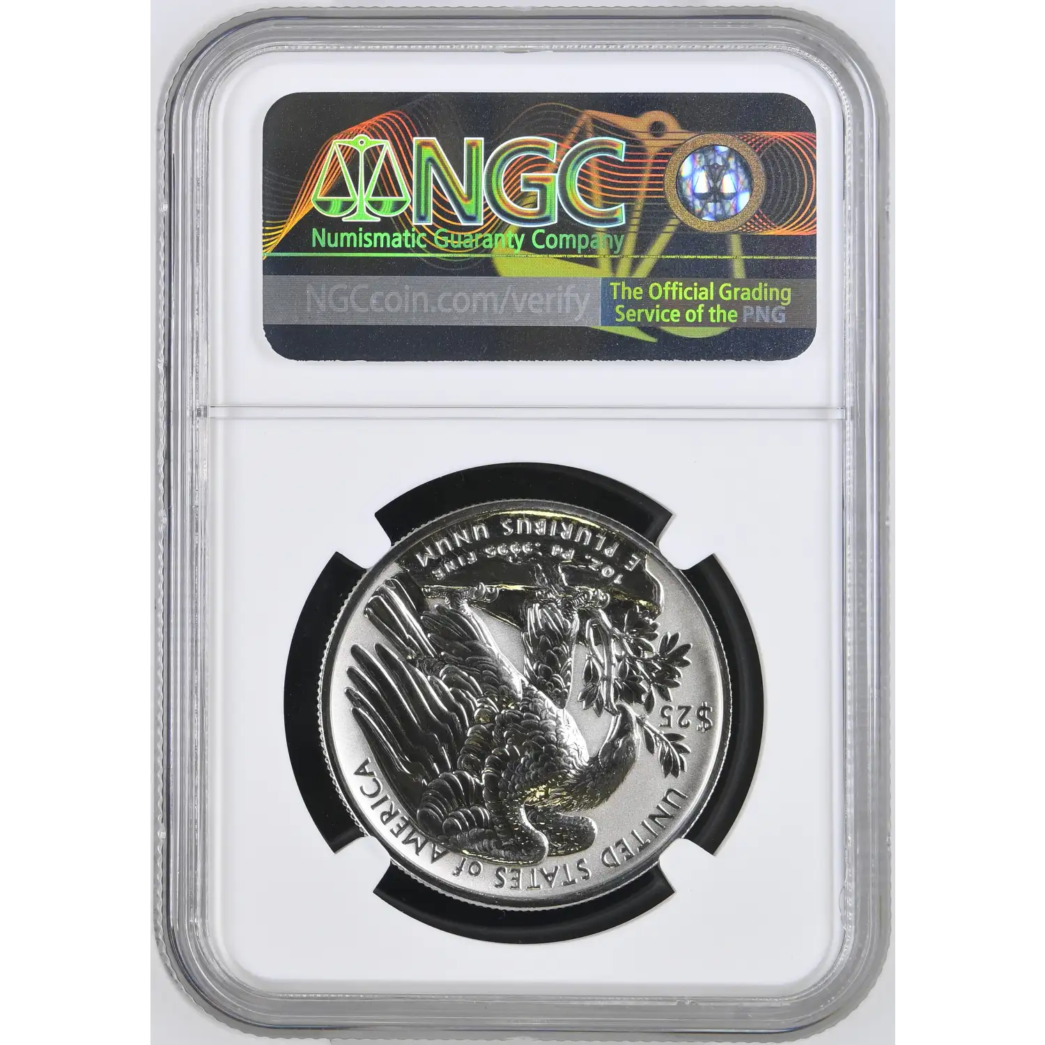 2025-W Bullion $25 Palladium Eagle NGC MS-70 High Relief First Day of ...